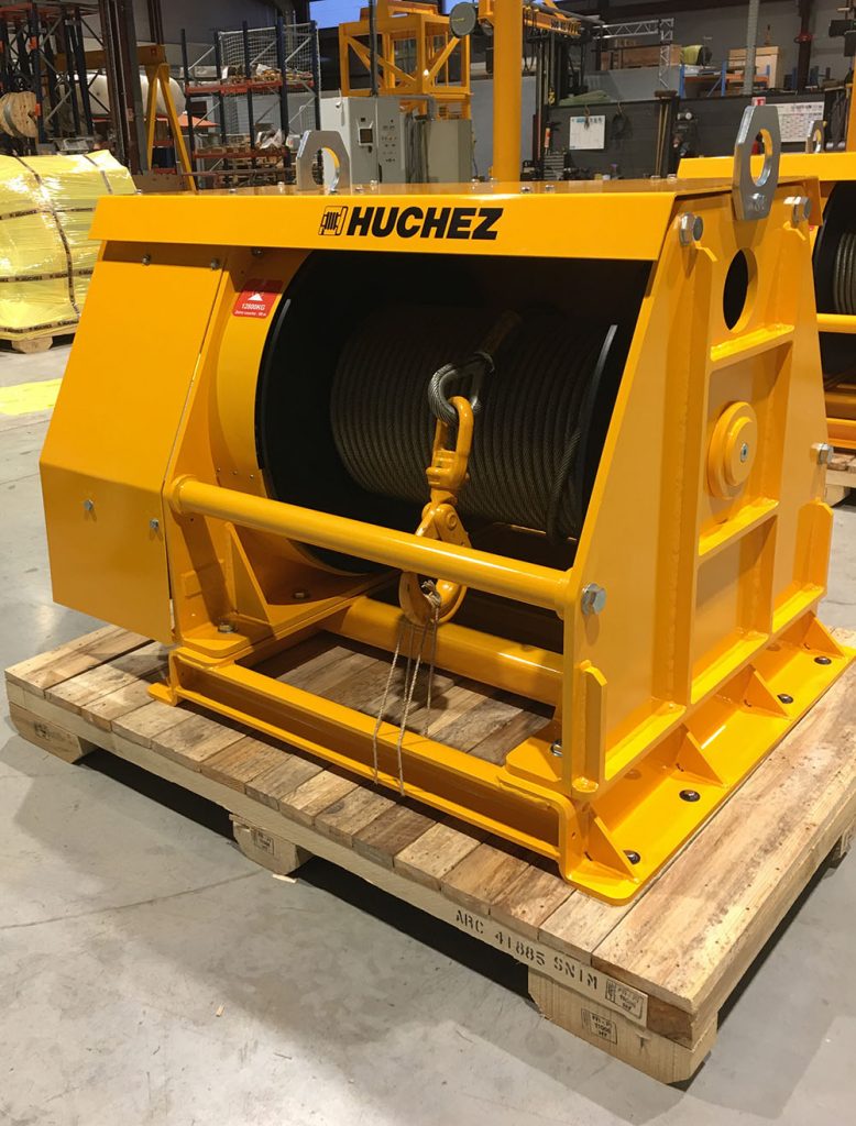 Un Treuil électrique Capoté : une innovation HUCHEZ - Axafrique